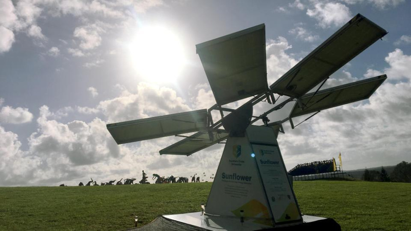 Sunflower solar powered system - Southern Cross University